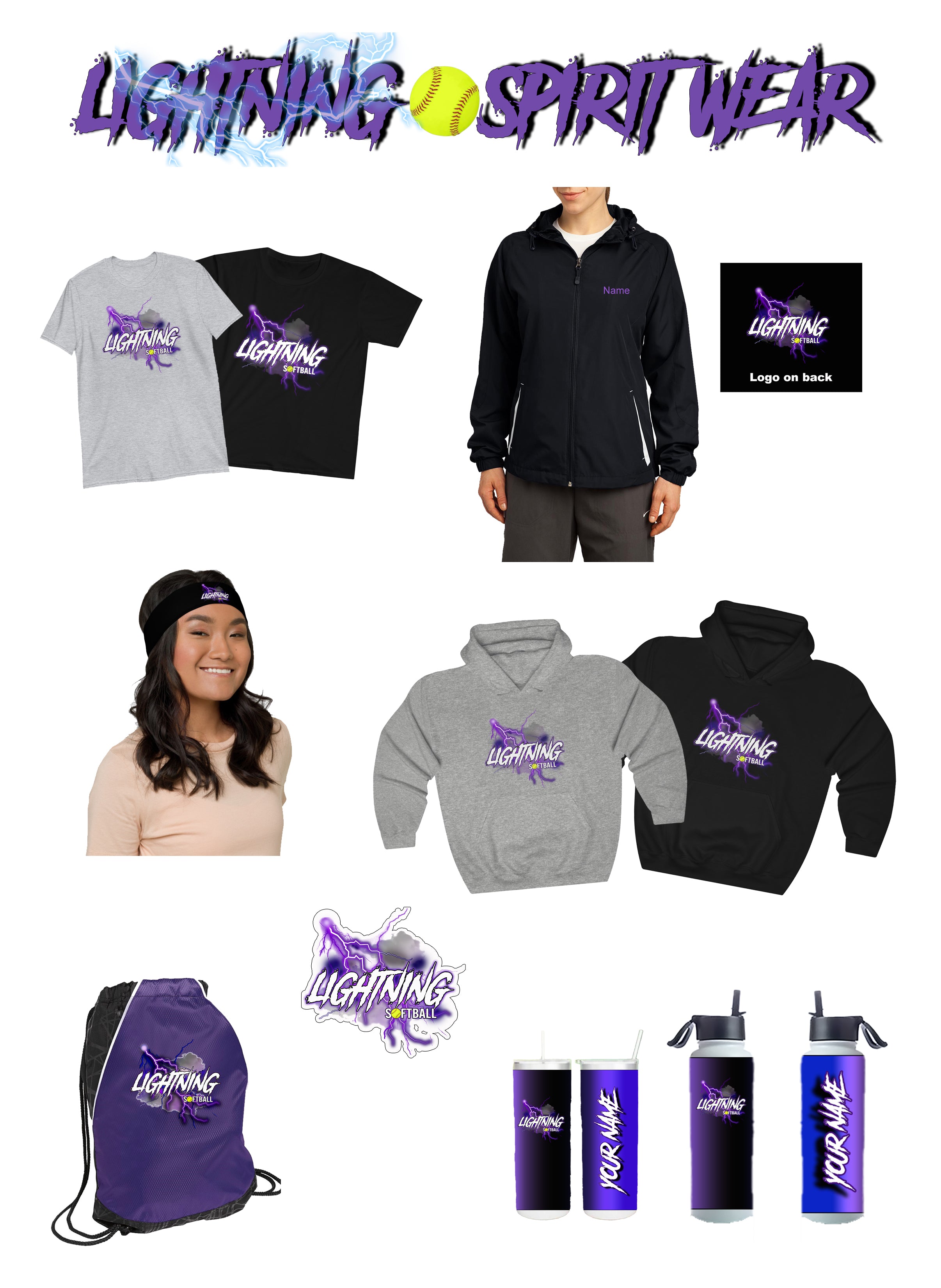 Lightning Softball – Made With Love by Tracy